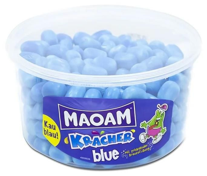 HARIBO Жевательный мармелад драже Maoam Kracher Blue камушки, 1,2 кг ...