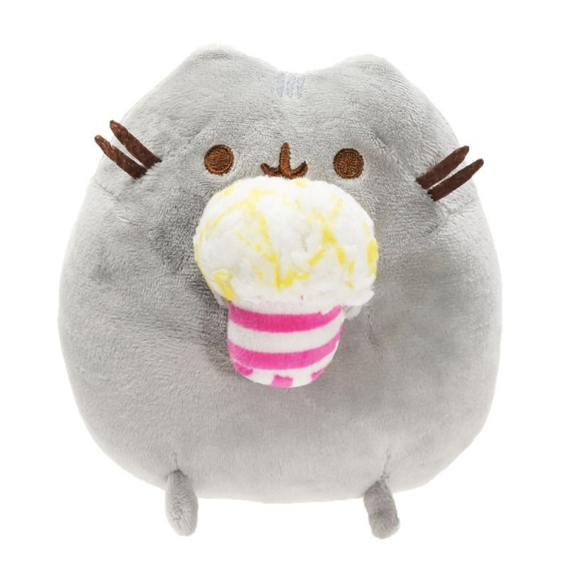 Мягкая игрушка "PUSHEEN THE CAT" ("Кот Пушин") с пончиком - купить с ...