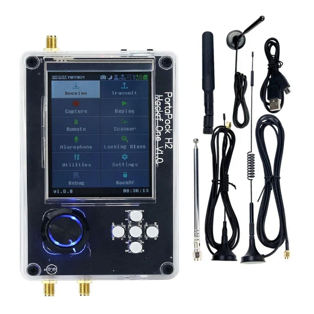 Для HackRF One R9 V18X+модернизированный PortaPack H2 32-дюймовый ЖК ...