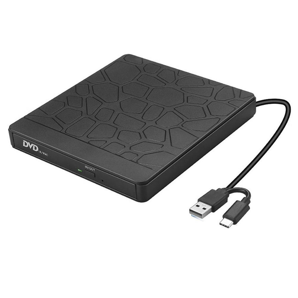 Внешний DVD-привод для ПК и Windows USB 3,0 DVD-рекордер Type-C CD/DVD ...