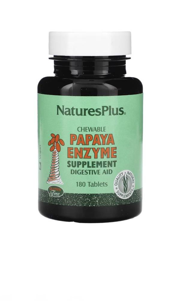 Пищеварительные Ферменты Папайи NATURESPLUS Chewable Papaya Enzymes 180 ...