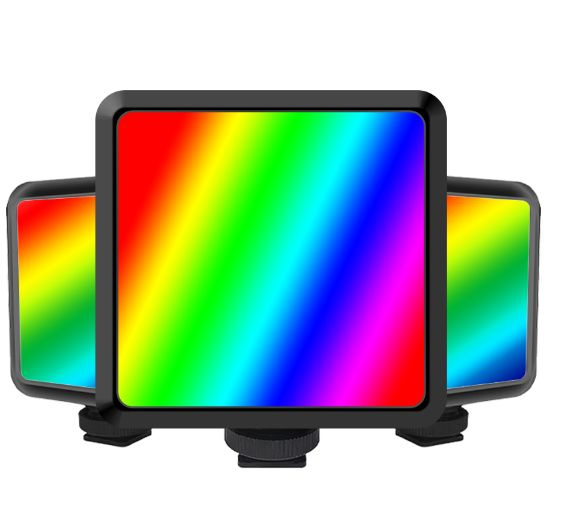 Светильник для видеосъемки Forzago w40 RGB, 3 шт., светодиодные лампы - купить с доставкой по ...