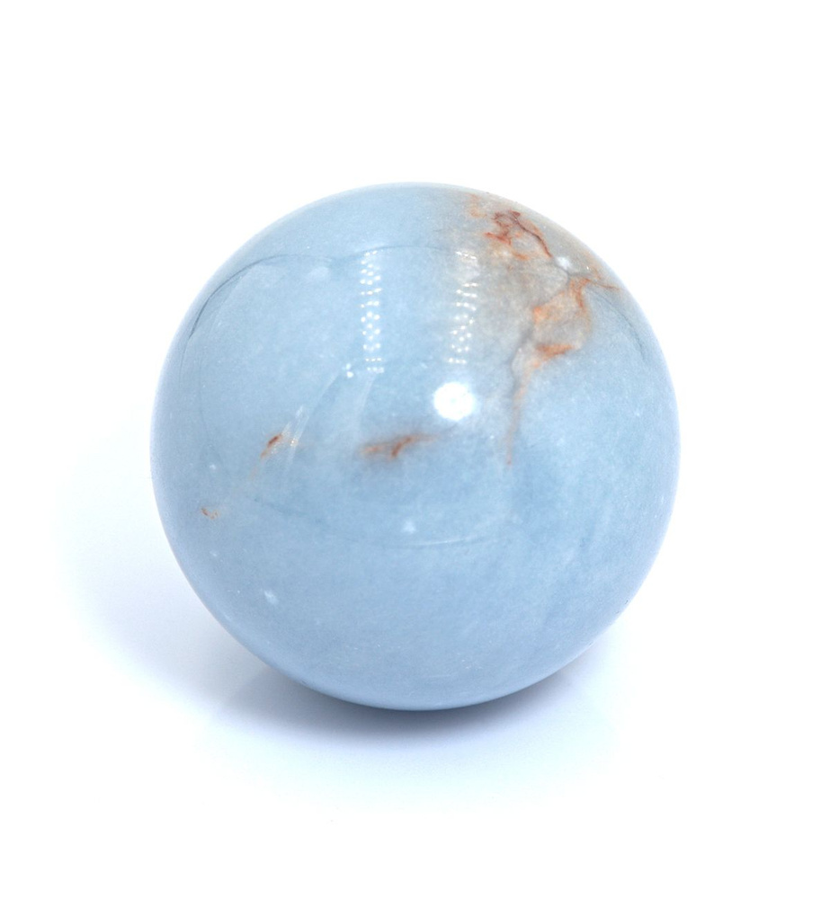 Натуральный камень (минерал) Ангелит, шар (4,6-4,8 см) купить на OZON ...