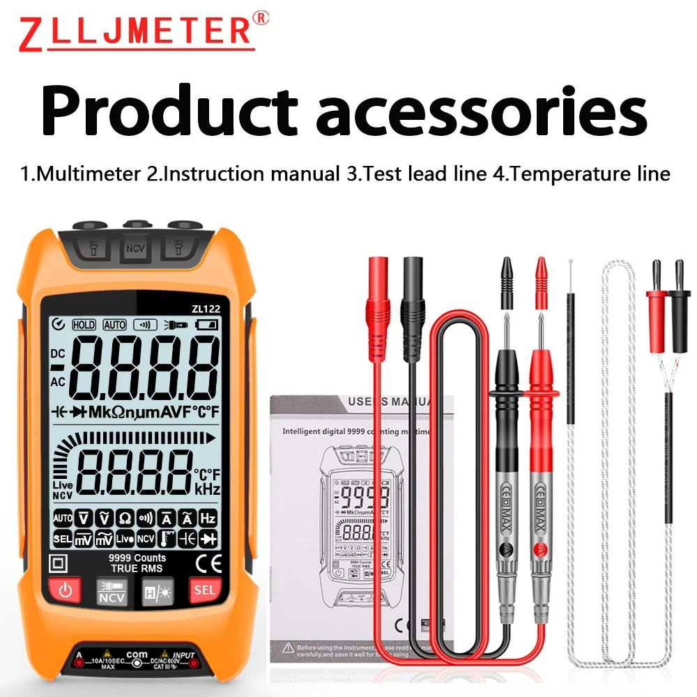 ZL122 Высокоточный интеллектуальный цифровой мультиметр купить по ...