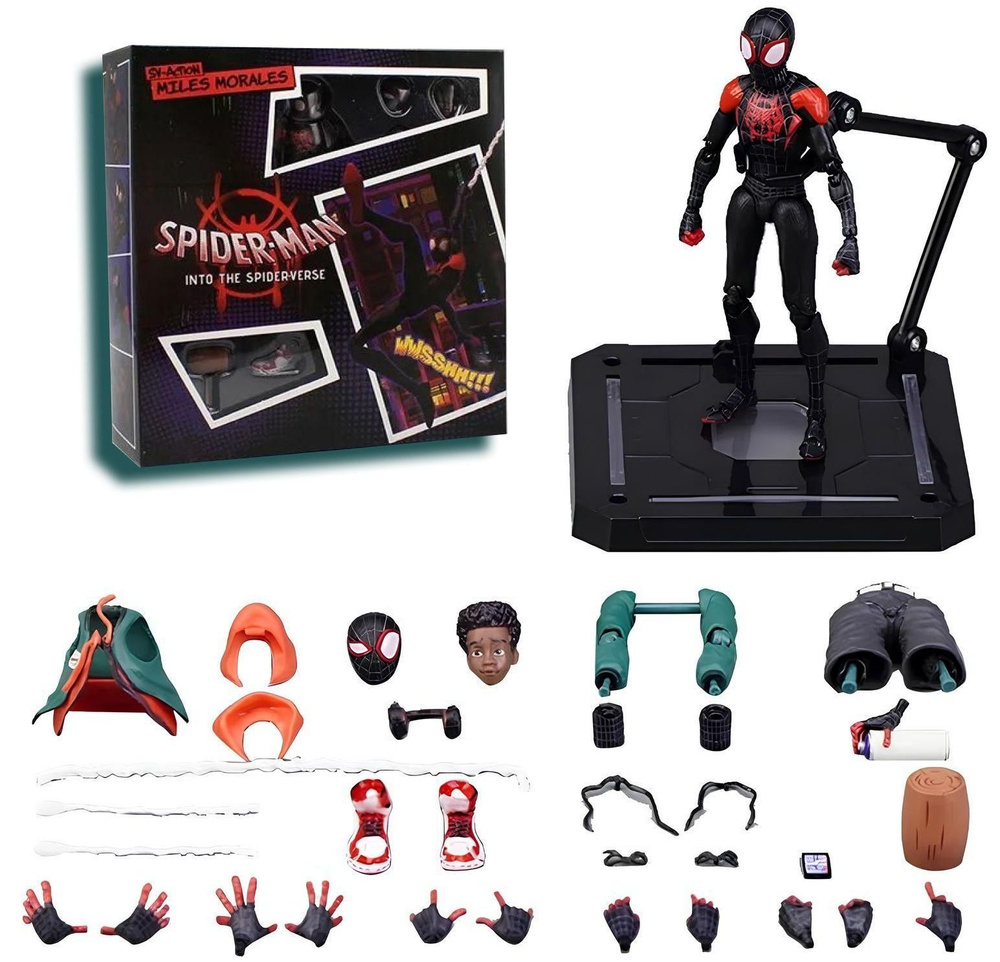 Фигурка Человек-паук: Через вселенные Майлз Моралес / Spider-Man: Into the Spider-Verse Miles ...