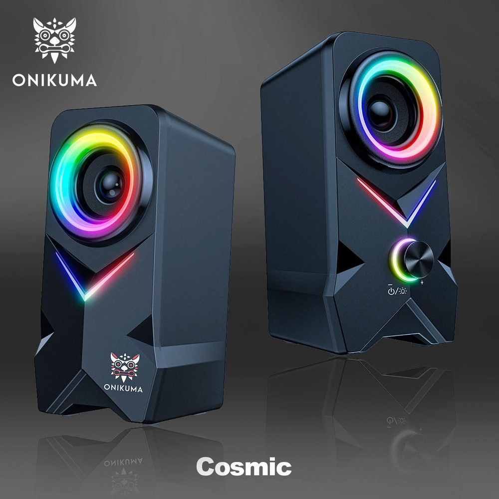 Колонки для компьютера / с подсветкой RGB / 10 Вт, Bluetooth - купить с ...