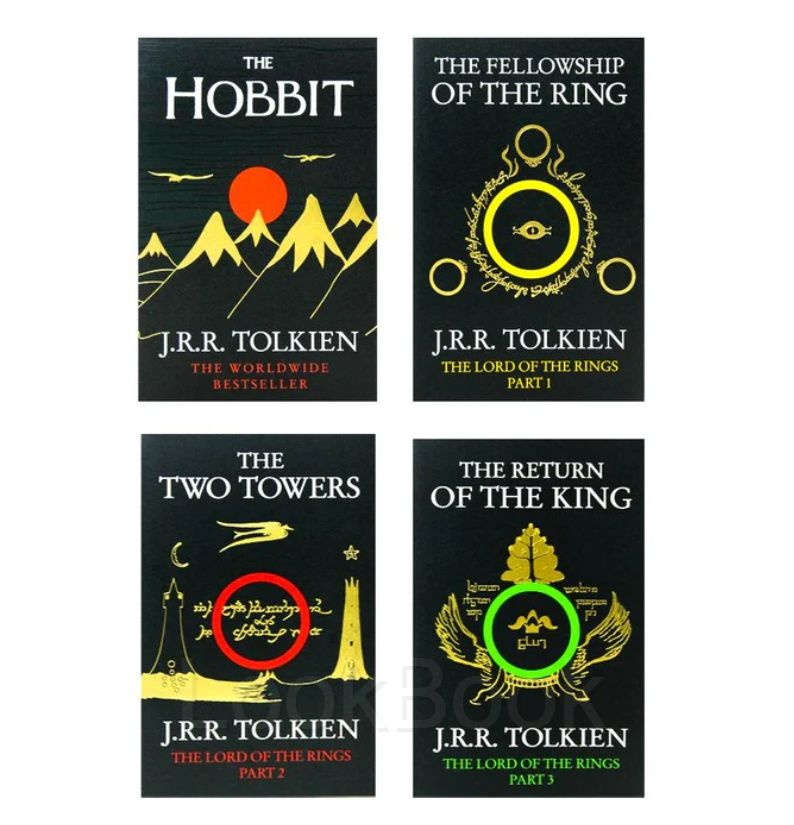 The Lord of the Rings Hobbit set 4 books / Tolkien book / Властелин ...