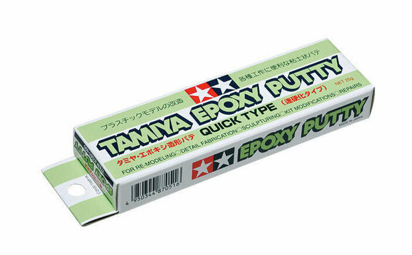 87051 Tamiya Epoxy Putty, Quick Type, Шпаклевка двухкомпонентная ...