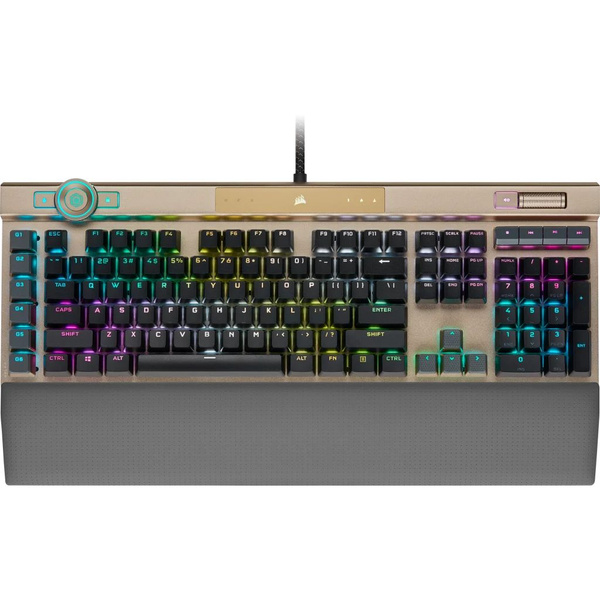 Corsair Игровая клавиатура проводная Corsair K100 RGB,glod-optical axis ...