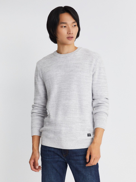 Джемпер Мужской Zolla белый Хлопок, размер 52 прямой Длинный Китай купить c доставкой на OZON по ...