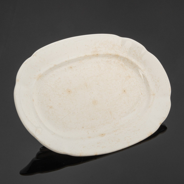 Блюдо винтажное сервировочное, фаянс, Товарищество М.С. Кузнецова, Российская империя, 1891-1917 ...