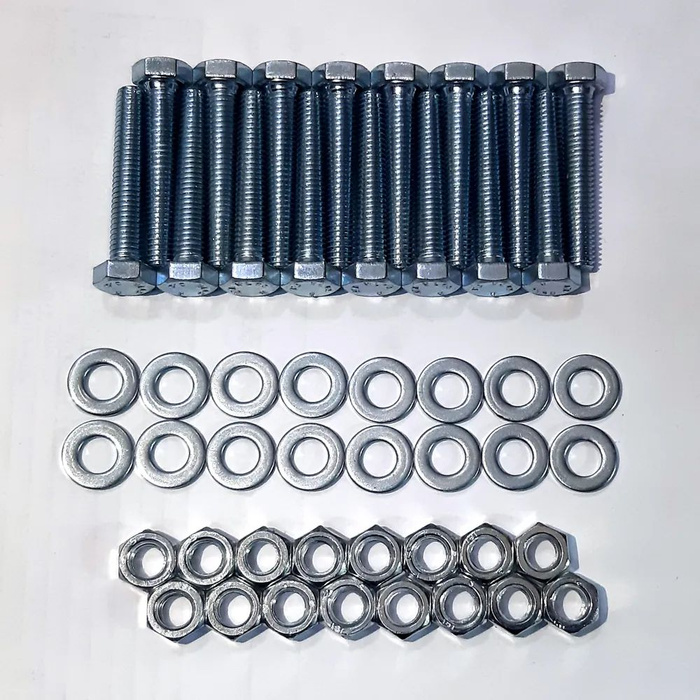 Болт M12 x , головка: Шестигранная, 16 шт - купить по выгодной цене в интернет-магазине OZON ...