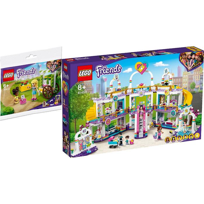 Friends 2er Set: 30413 Blumenwagen - Polybag + 41450 Heartlake City ...