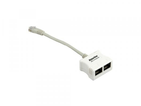 Переходник-разветвитель Hyperline SPL-YT4-E2-E2 RJ-45 4Pr.T568A/T568B ...