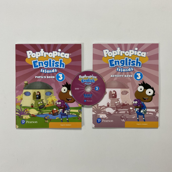 Poptropica English Island 3, Pupil's Book, Activity Book + CD (учебник ...