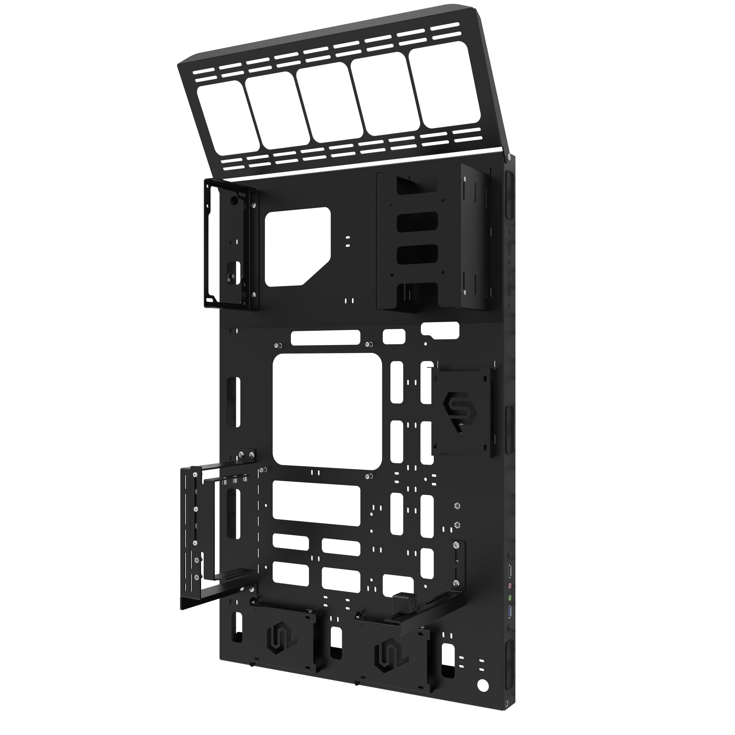 Открытый корпус для ПК на стену, игровой компьютерный стенд ATX ...