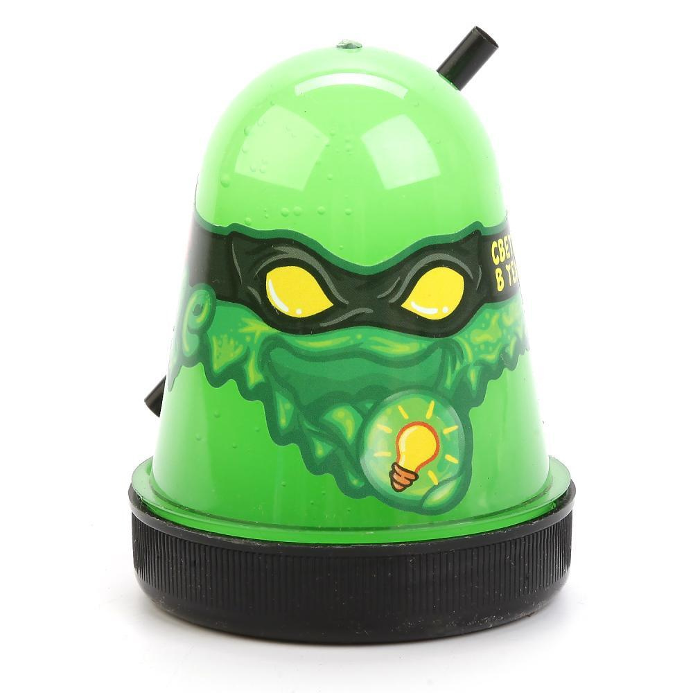 Слайм Волшебный мир Slime Ninja зеленый светится в темноте S130 18