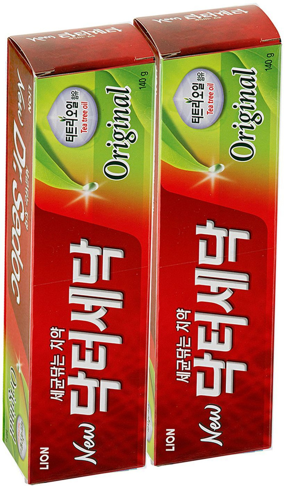 Lion Зубная паста Dr. Sedoc с экстрактом масла чайного дерева, 2 шт по 140 г - купить с ...