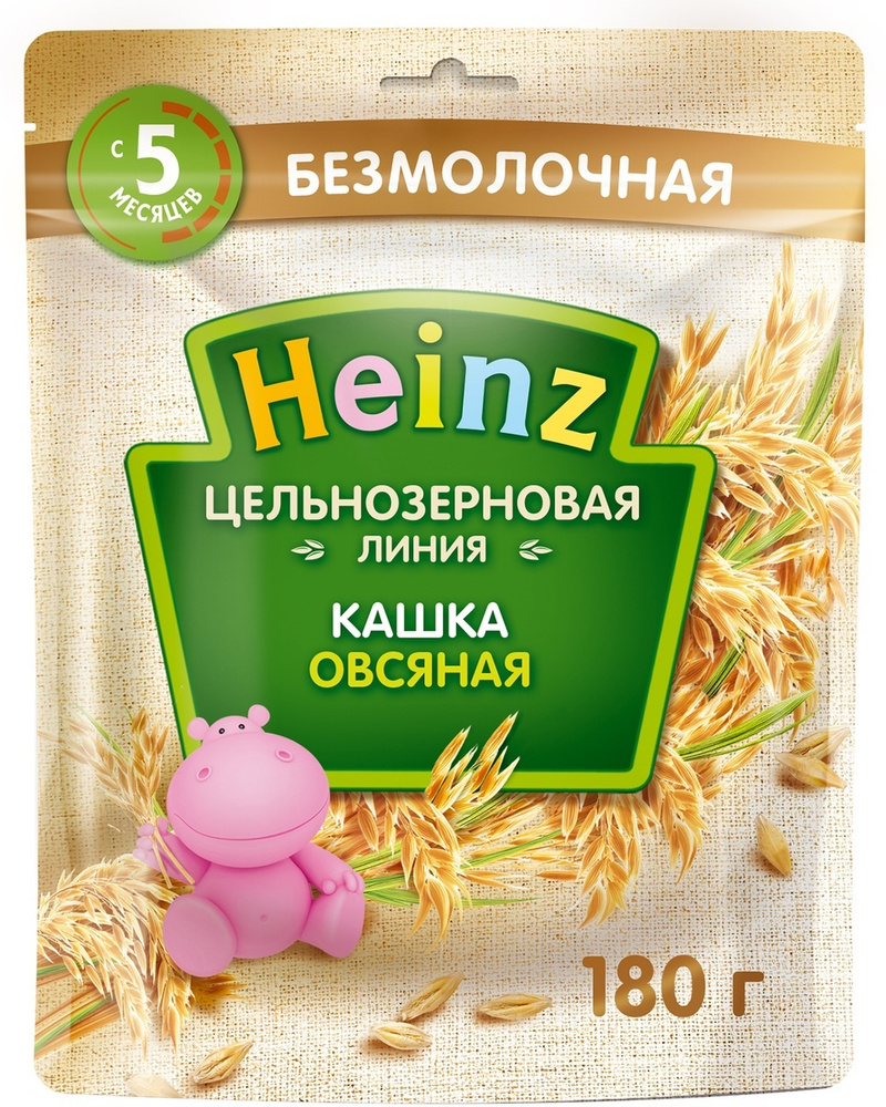 Каша овсяная детская Heinz с 5 месяцев безмолочная сухая 180 г