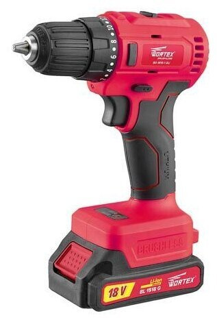 Дрель-шуруповерт аккумуляторная WORTEX BD 1815-1 DLi 450 об/мин - купить в интернет-магазине ...