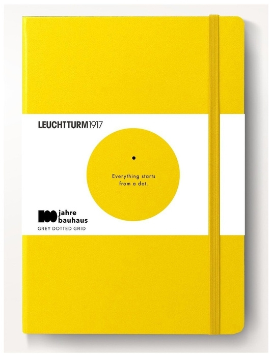 Блокнот Leuchtturm1917 Bauhaus Edition A5 (14.5x21 см.), 80г/м2, 251 стр. (125 л.), в синюю ...