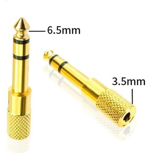 Переходник Jack 3.5mm гнездо на Jack 6.3mm штекер / Переходник 3.5 на 6 ...