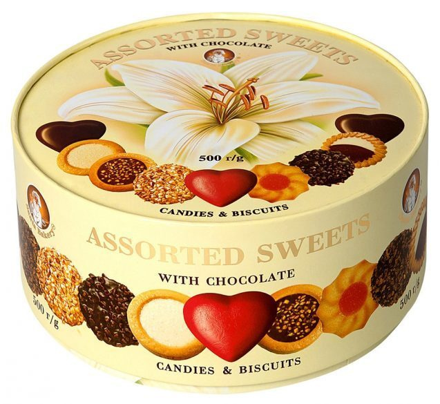 Набор кондитерских изделий "ASSORTED SWEETS" (в составе сдобное печенье ...