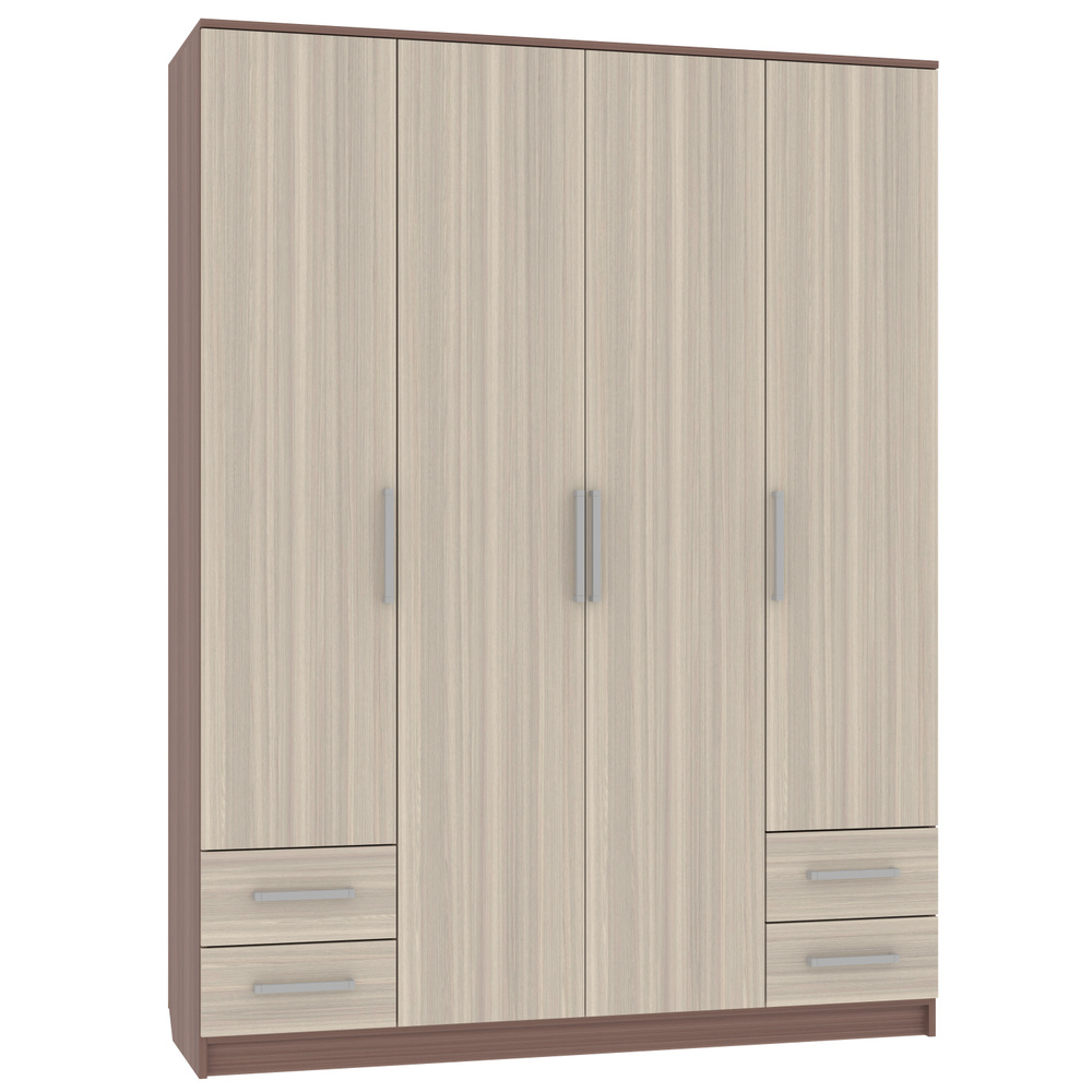 Шкаф распашной Профит М Шкаф 4 х створчатый №2 без зеркал 160x50x210 см купить по выгодной