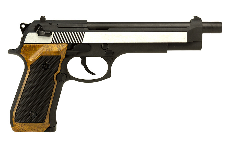 Пистолет WE Beretta M92 Long Silver Wood GGBB (GP304) - купить с ...