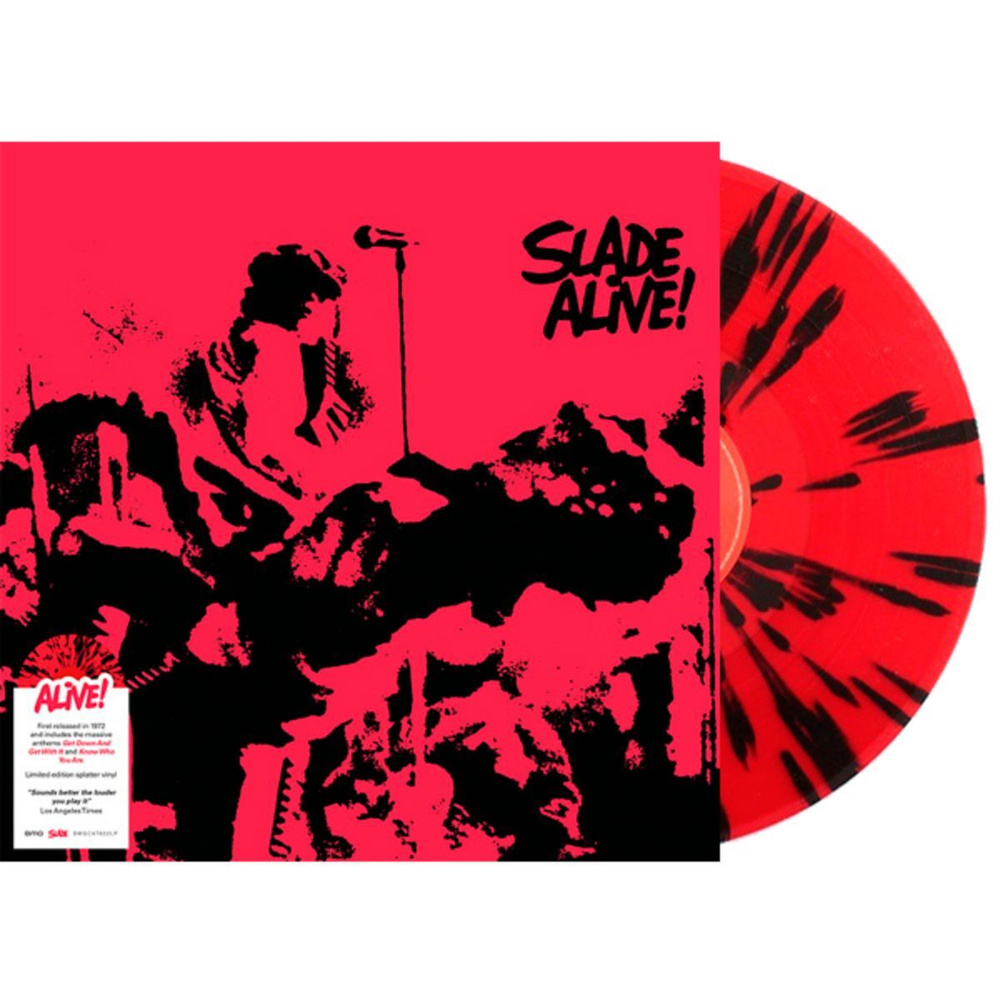 SLADE - Slade Alive! (Red W/ Black Splatter Vinyl) (LP) Виниловая ...