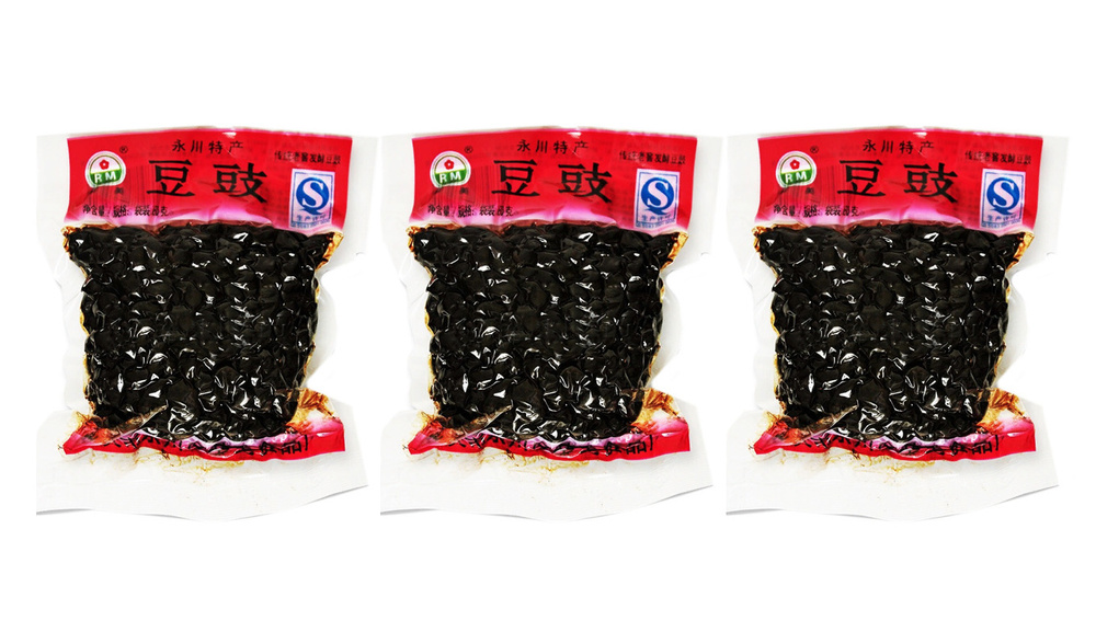 Ферментированные черные соевые бобы RM Black soy bean, 180 г 3 шт ...