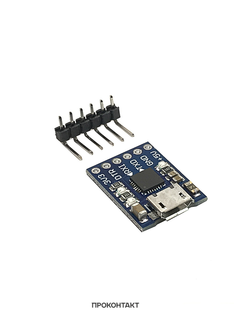 Модуль преобразователя интерфейсов micro USB to TTL UART CP2102 ...