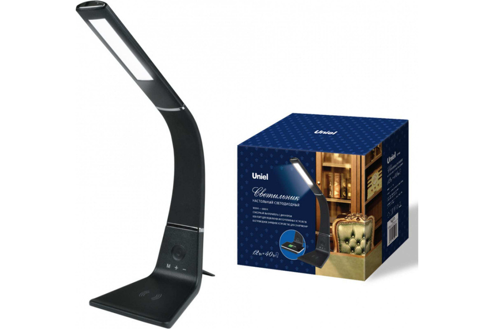Светильник настольный TLD-565 Black/LED/360Lm/3000-6000K/Dimmer/WR 12Вт ...
