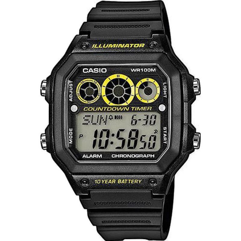 Мужские наручные часы Casio Digital Ae 1300wh 1a купить с доставкой по выгодным ценам в