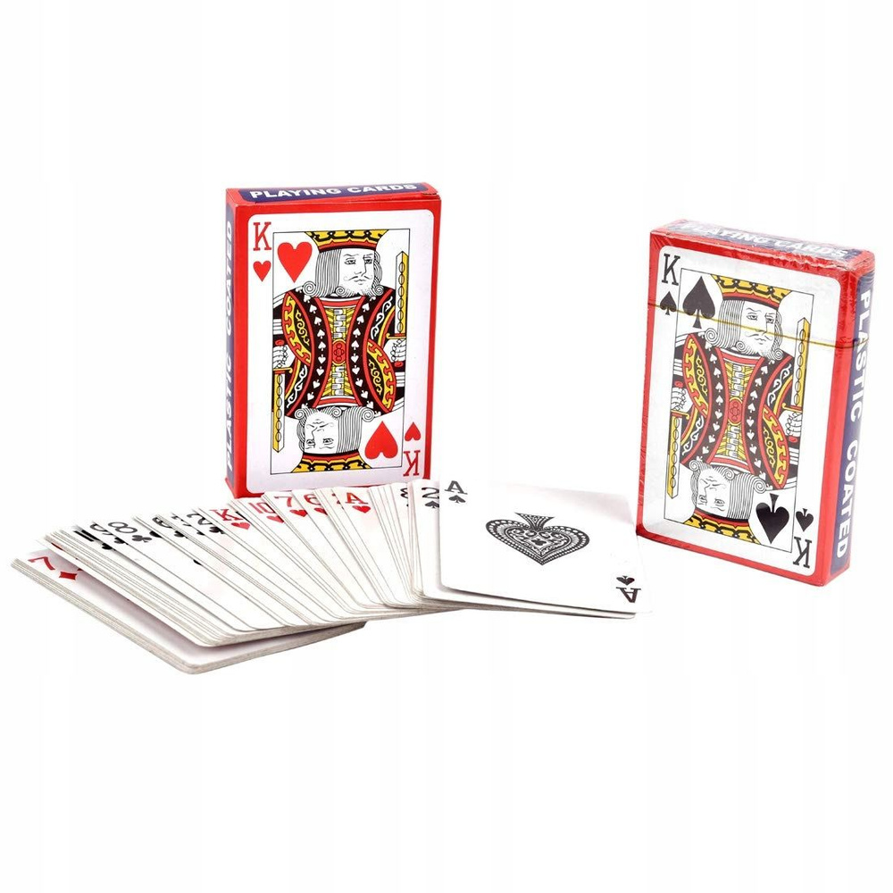 Игральные карты, пластиковые, 54 карты, 2 колоды - купить с доставкой ...