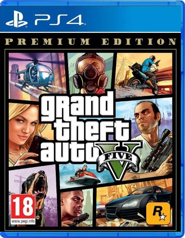 Игра Grand Theft Auto V Premium Edition (GTA 5) (PlayStation 4, Русские ...