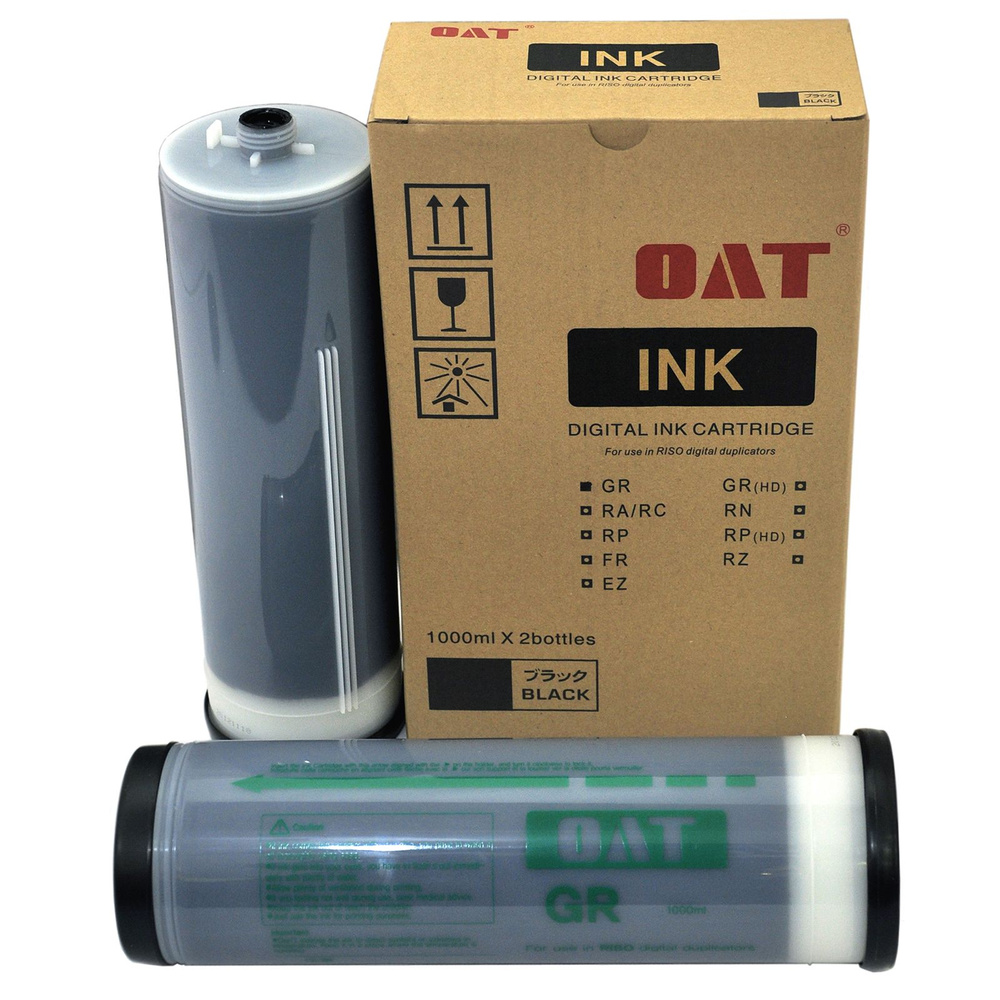 Расходник для печати OAT RISO GR/RC/RA, Черный (black), для ризографа ...