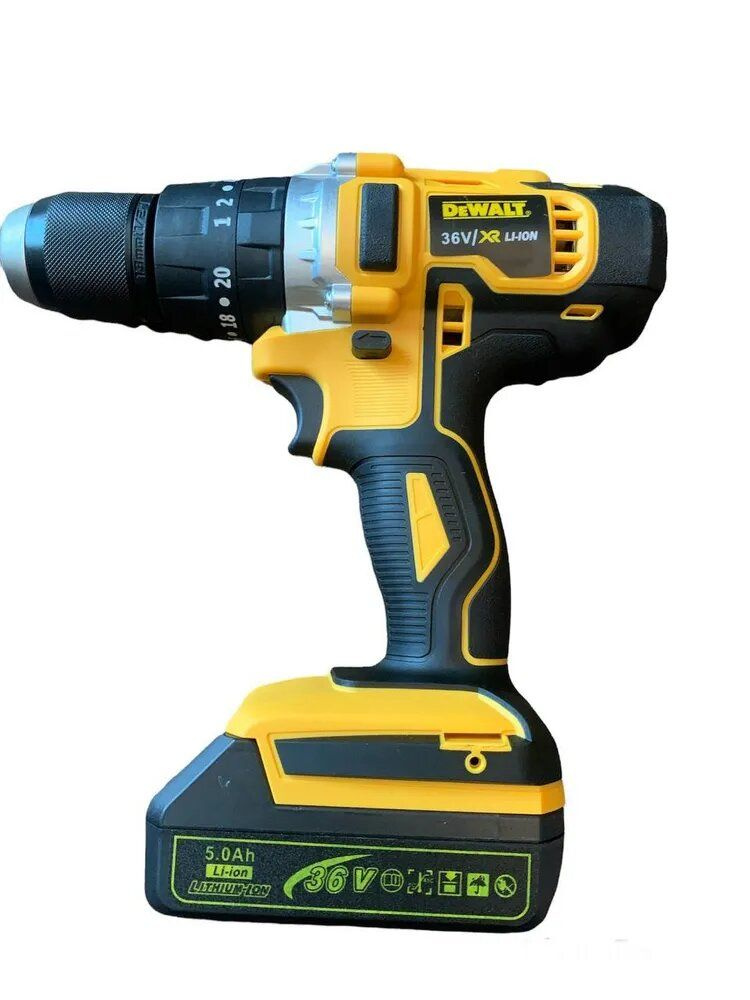 Дрель-шуруповерт DeWalt DCD700, От аккумулятора, 700 Вт - купить по ...