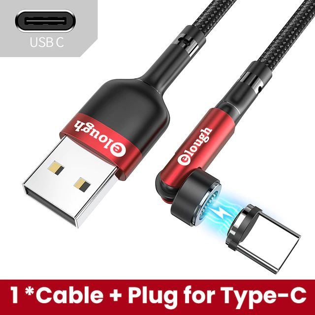 Кабель Usb Type C Elough Магнитный кабель с поворотом на 540 градусов