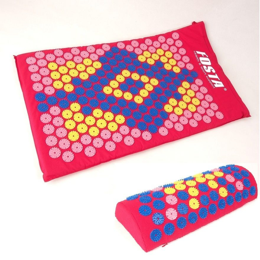 Акупунктурный коврик + валик FOSTA F 0107 (аппликатор Кузнецова) купить по низкой цене с ...