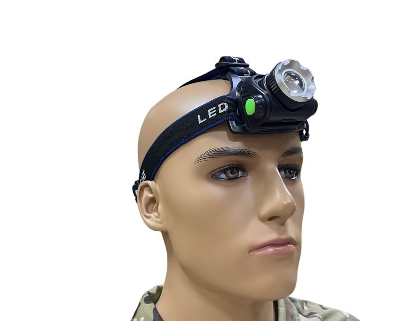 Фонарь налобный HeadLights 568D с аккумулятором - купить по выгодной ...