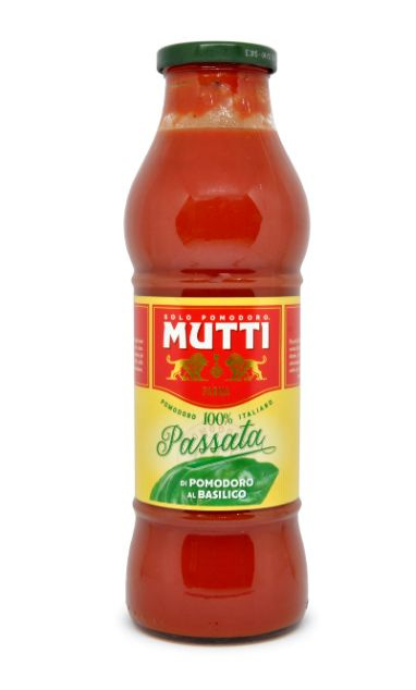 Томаты протертые Mutti Пассата с базиликом 700 г - купить с доставкой ...