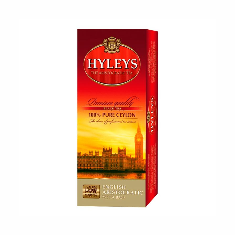 HYLEYS Чай черный, Аристократический, 25 пакетиков по 2 г - купить с ...