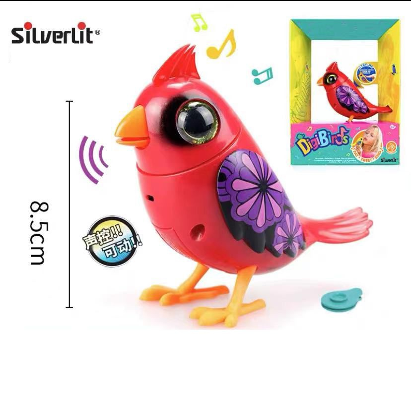 Интерактивные игрушки DigiBird, поющие и двигающиеся симулированные ...