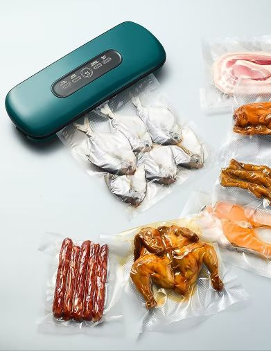 Вакуумный упаковщик VK - 007 вакууматор для продуктов + 10 пакетов для ...