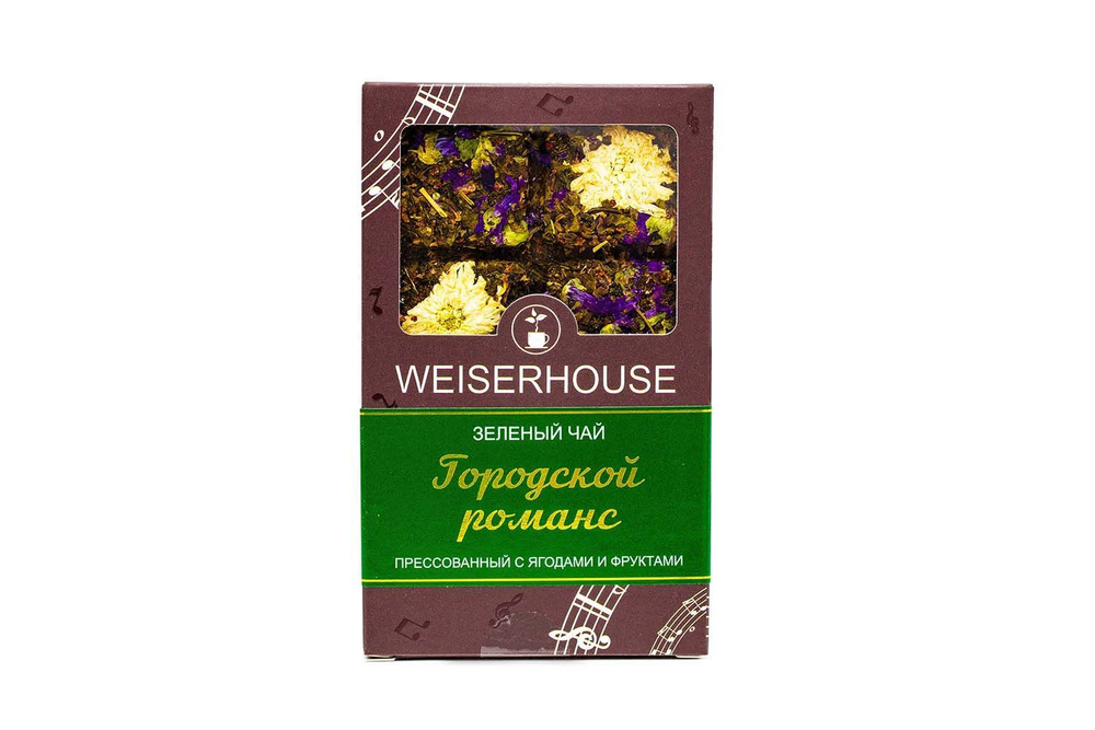 Чай прессованный "Городской романс" WEISERHOUSE (чай зеленый) фруктовый ...
