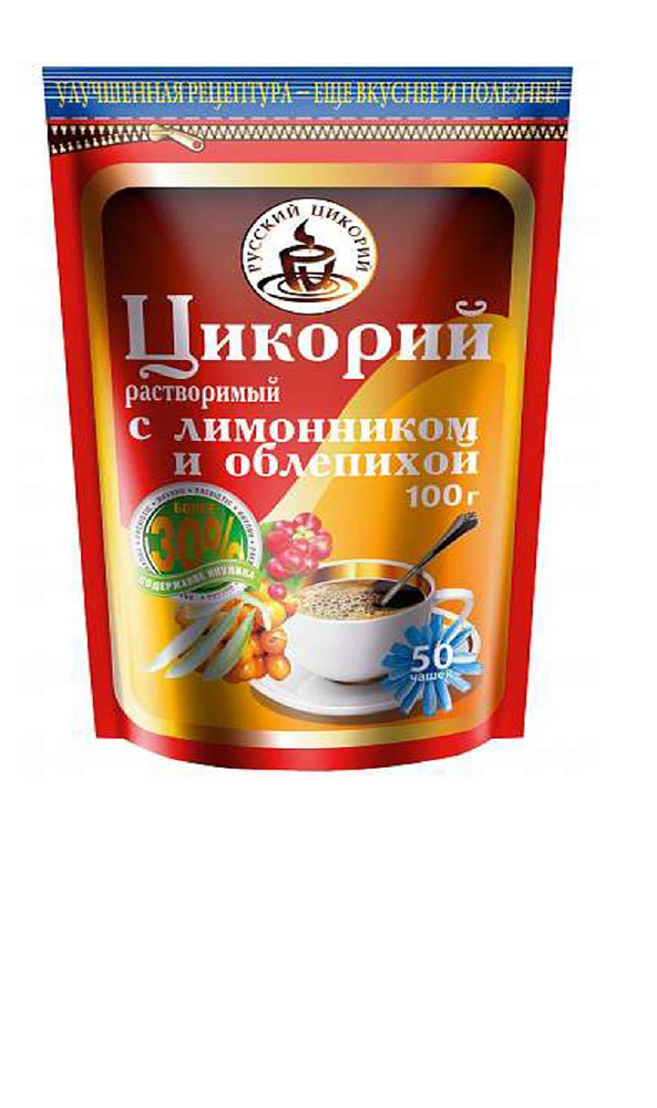 Русский цикорий Цикорий растворимый, порошкообразный, лимонник и ...