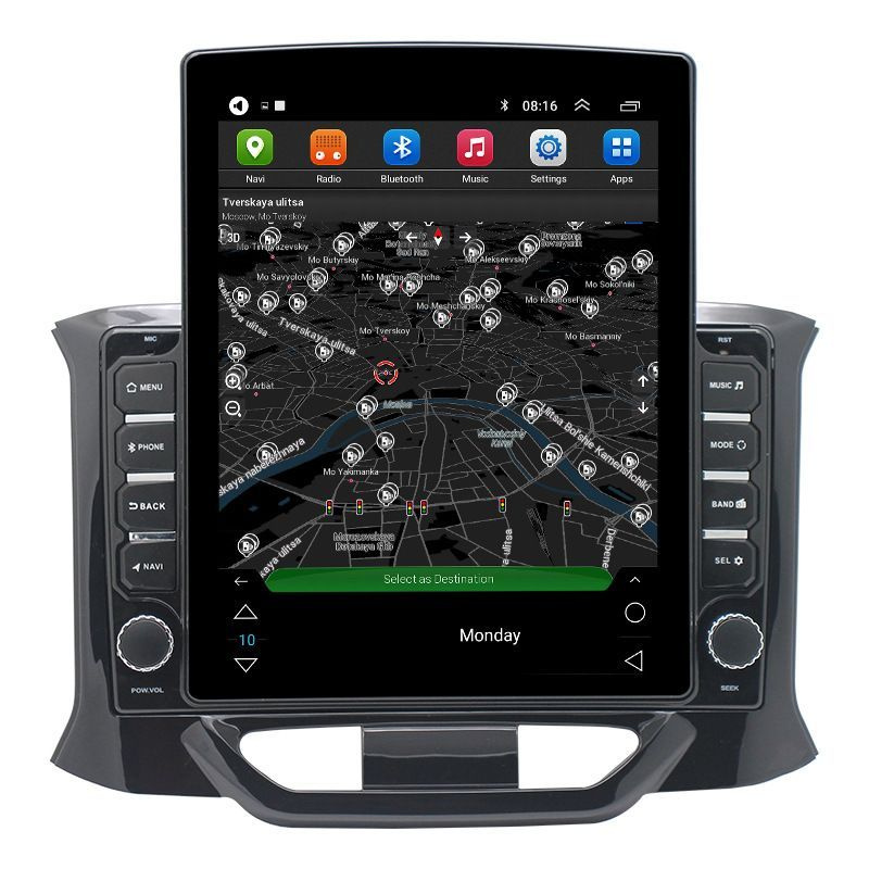 Автомагнитола 2 Din Android, 9 дюймов 2 + 32 ГБ, Подходит для LADA XRAY 2015-2019, GPS приемник ...