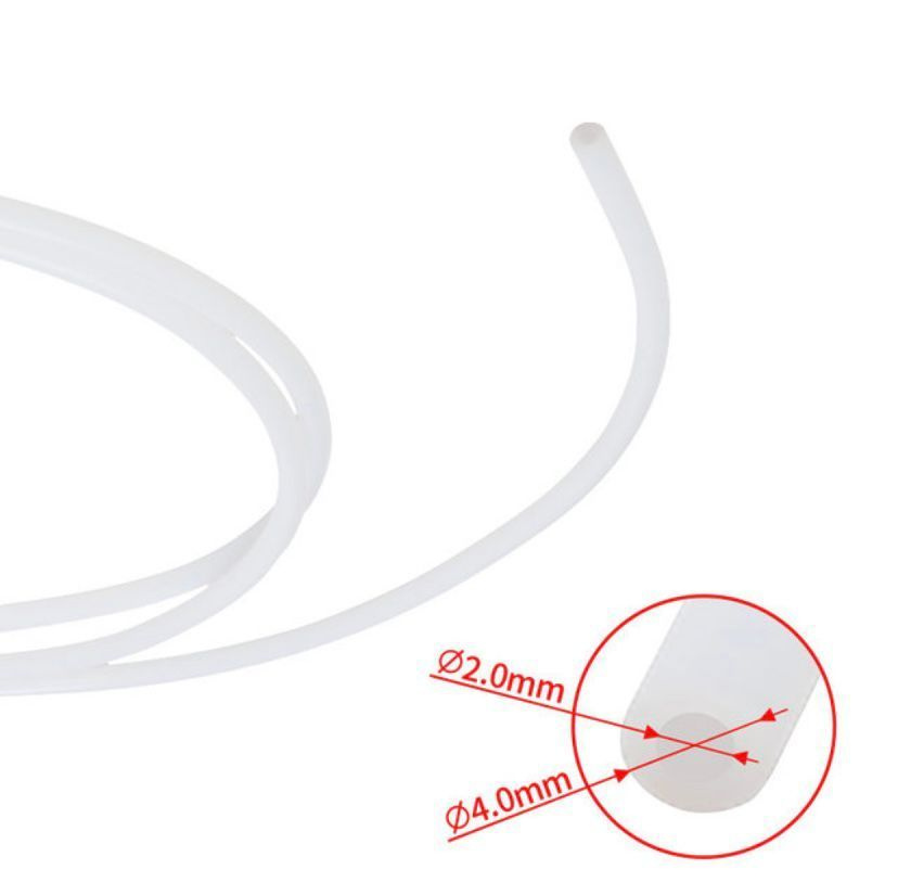 Тефлоновая (Прозрачная, PTFE, фторопластовая) трубка 4*2мм - 1м - купить с доставкой по выгодным ...