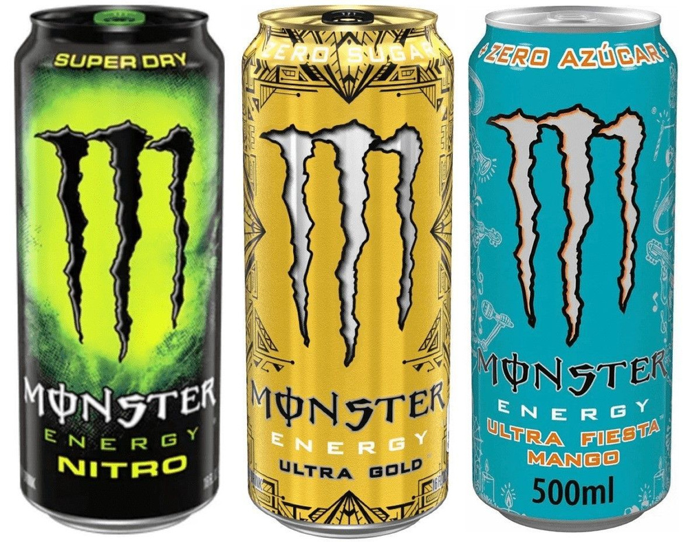 Энергетический напиток Monster Energy Nitro, Ultra Gold, Ultra Fiesta ...